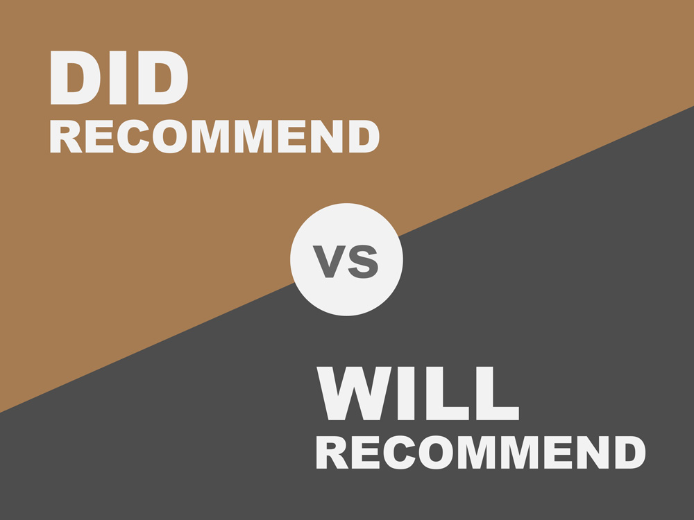 Will You Recommend or Would You Recommend? – MeasuringU