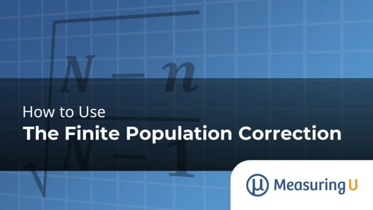 How To Use The Finite Population Correction Measuringu