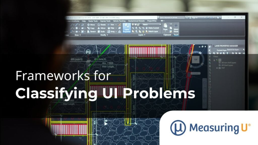 Frameworks for Classifying UI Problems – MeasuringU