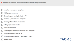 12 Things to Know About Using the TAC-10 to Measure Tech Savviness ...