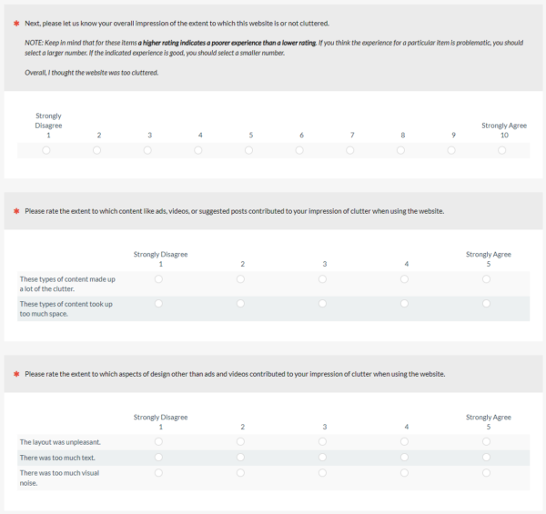 Incorporating Clutter in the SUPR-Q Measurement Framework – MeasuringU